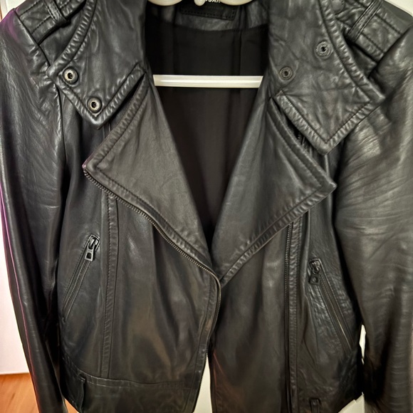 RUDSAK | Jackets & Coats | Rudsak Womens Black Leather Jacket | Poshmark